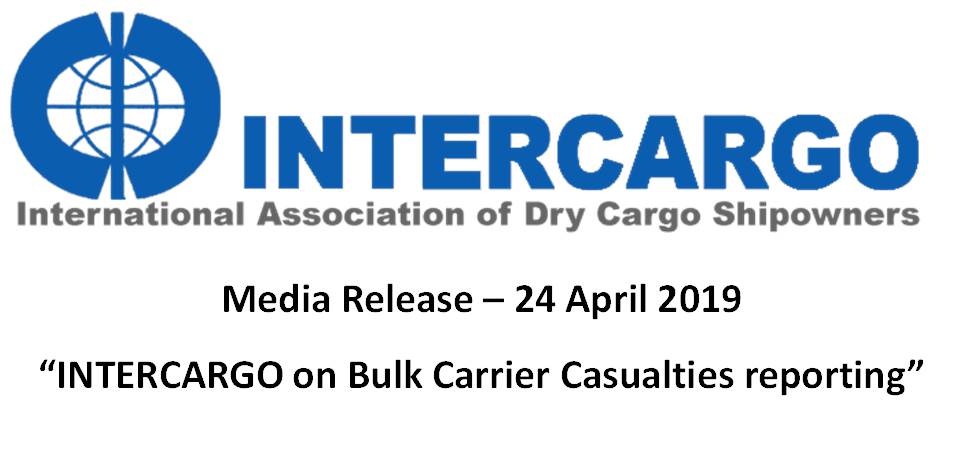 “INTERCARGO on Bulk Carrier Casualties reporting” - Intercargo