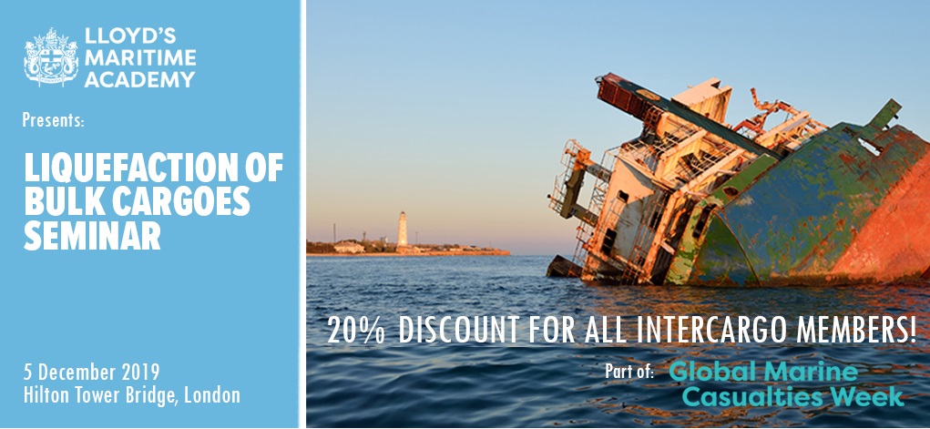 Liquefaction of Bulk Cargoes Seminar - Intercargo