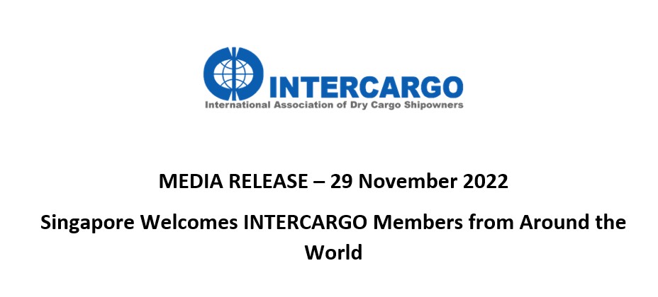Media Release: "Singapore Welcomes INTERCARGO Members from Around the ...