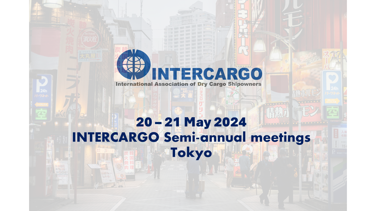 INTERCARGO semi-annual meetings, Tokyo, 20-21 May 2024 - Intercargo