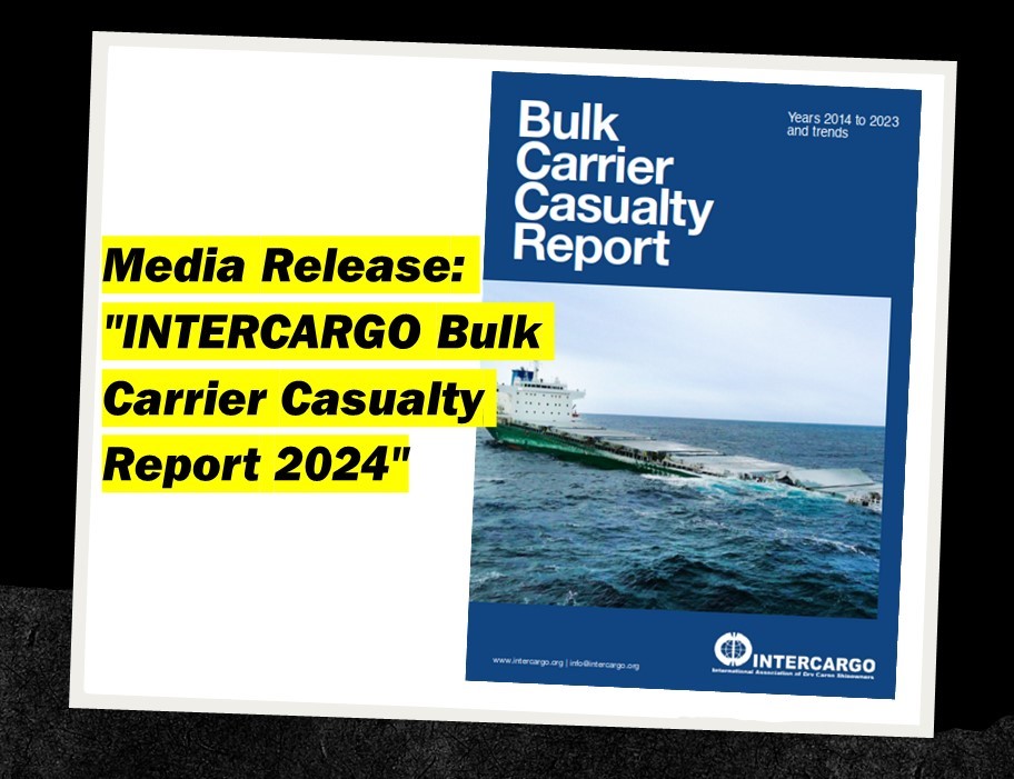 Media Release: "INTERCARGO Bulk Carrier Casualty Report 2024" - Intercargo
