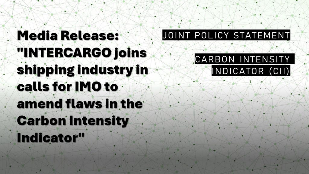 Media Release: "INTERCARGO joins shipping industry in calls for IMO to amend flaws in the Carbon ...