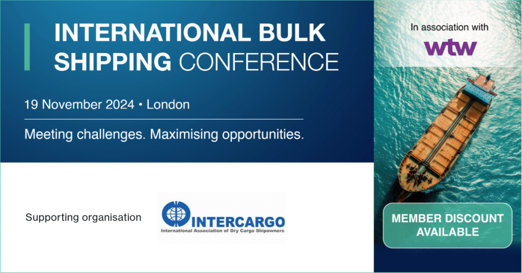 International Bulk Shipping Conference 2024 - Intercargo
