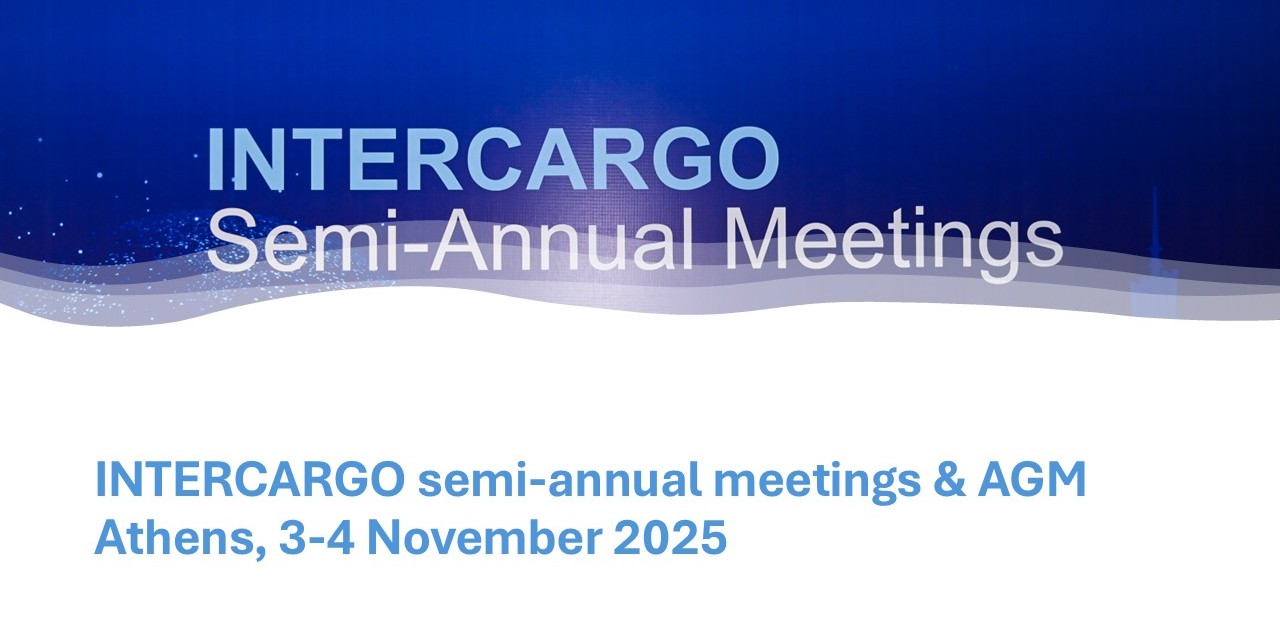INTERCARGO semi-annual meetings & AGM, Athens, 3-4 November 2025 ...