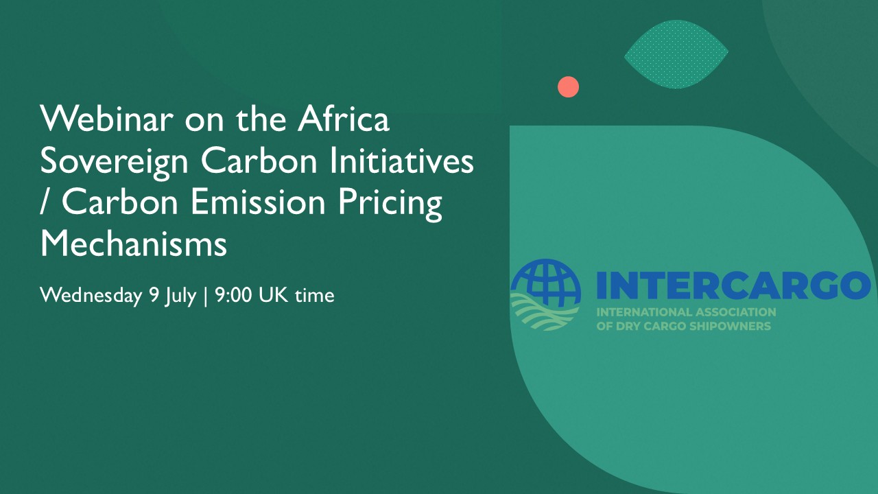 INTERCARGO Webinar on the Africa Sovereign Carbon Initiatives / Carbon ...